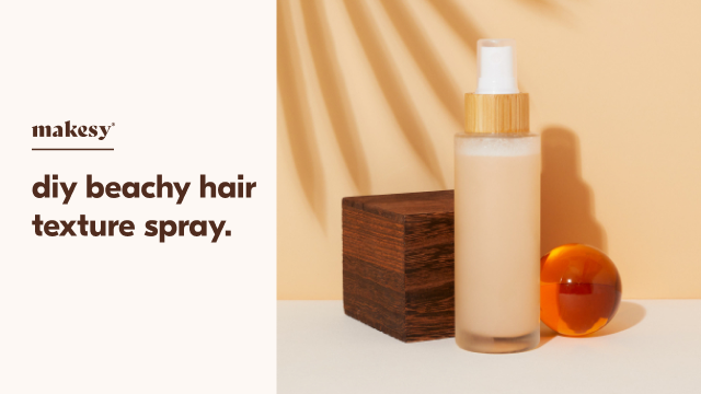 Make Your Own Natural Beachy Wave Hair Texture Spray | makesy®