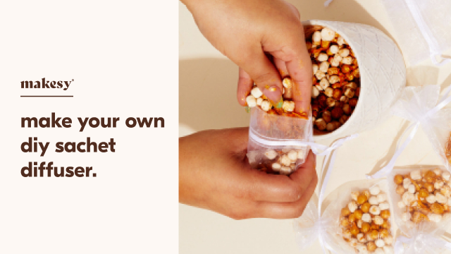 Make Your Own DIY Scent Diffuser with Ceramic Scent Beads | makesy®