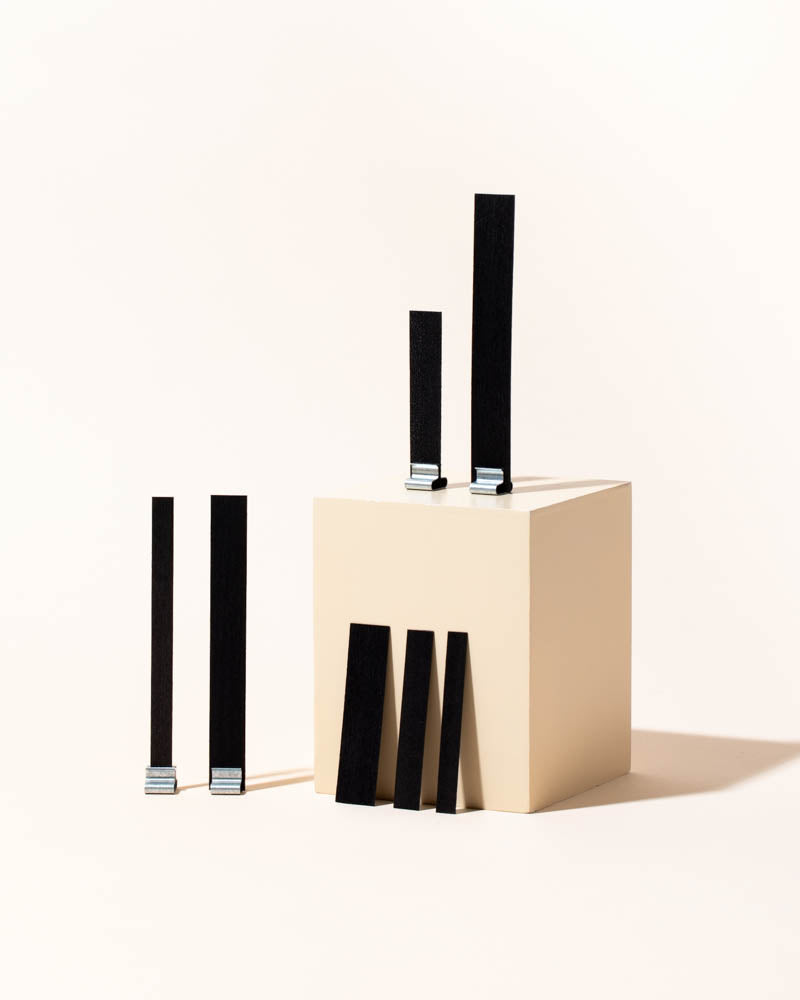 Black Single-Ply Wood Wick .02 | Candle Wick Supplier | makesy®